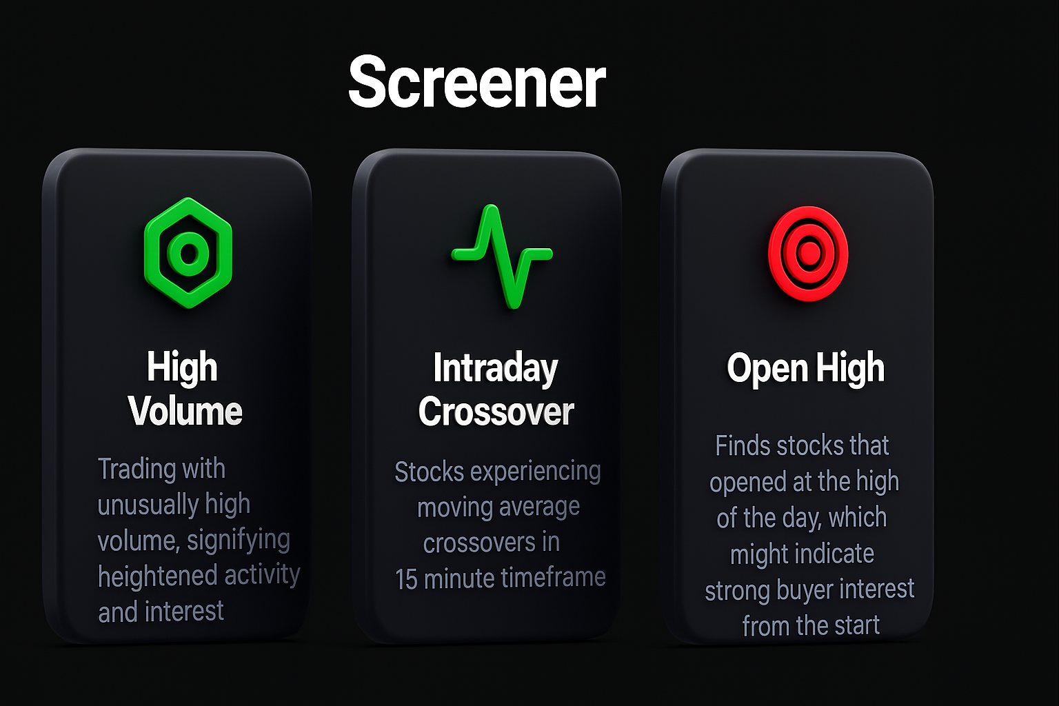 Stocker Screener: Intraday, Technical & Fundamental Screeners | Stocker